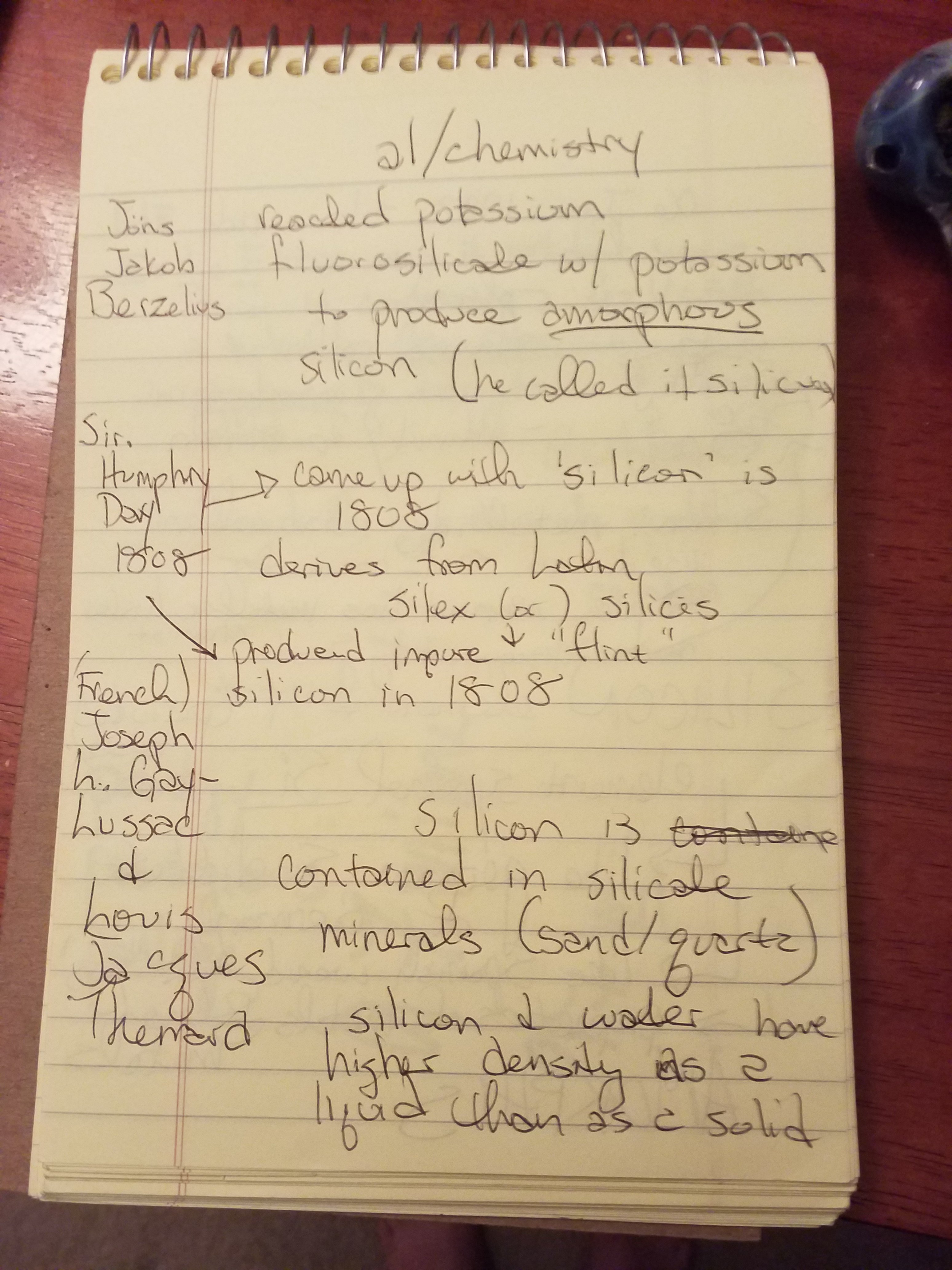 Silicon notes….? – WrittenCasey