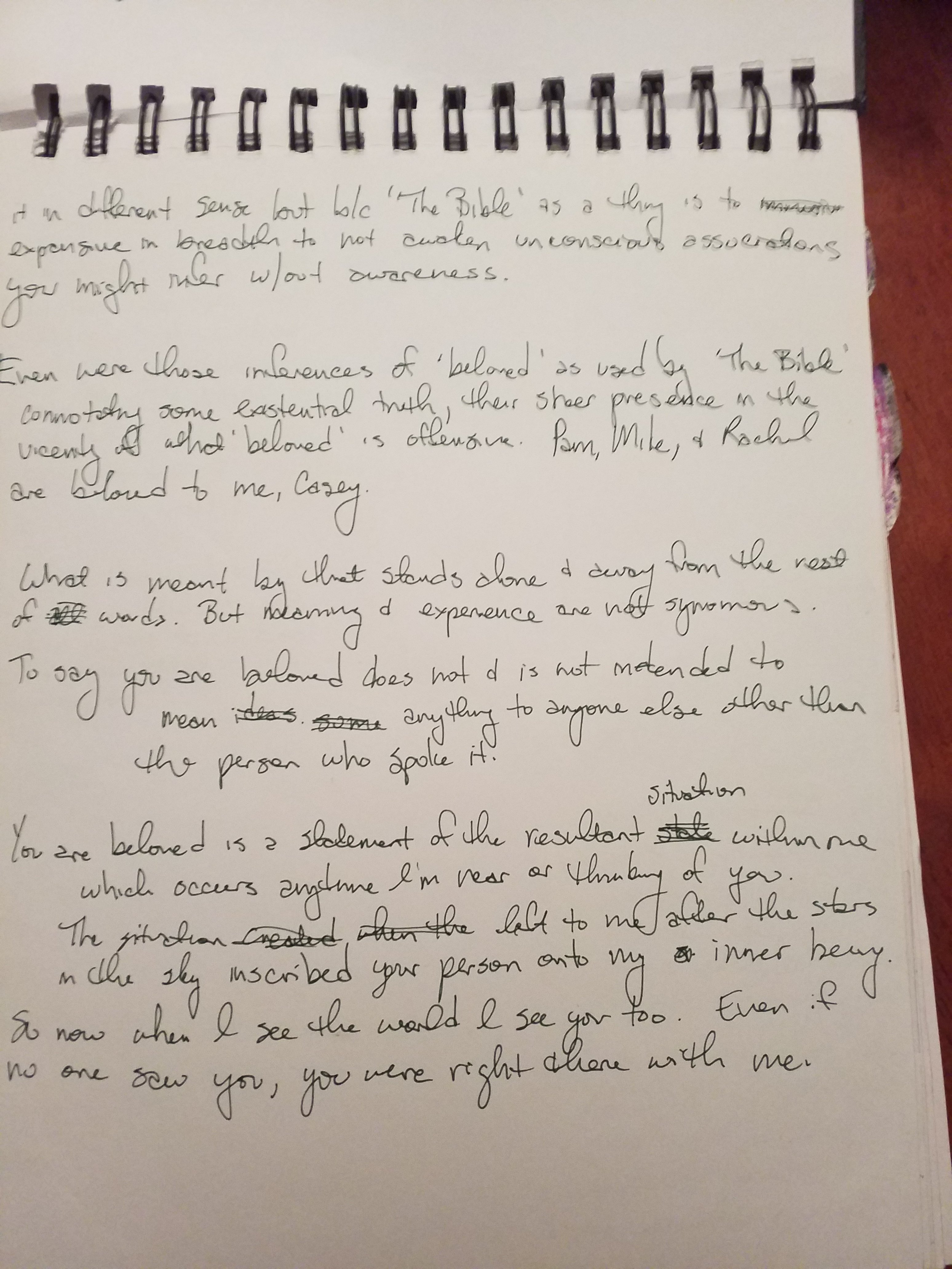 Black holes and love – WrittenCasey